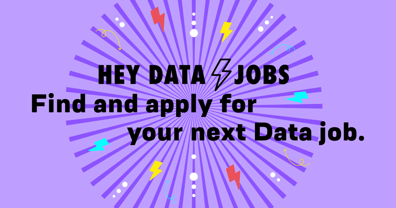 Find your role with Hey Data Jobs